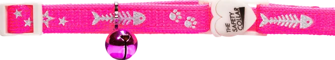 FISHBONE CAT COLLAR - PINK – Pet Town