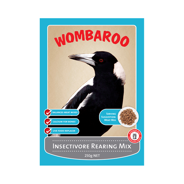 WOMBAROO INSECTIVORE REARING MIX – Pet Town
